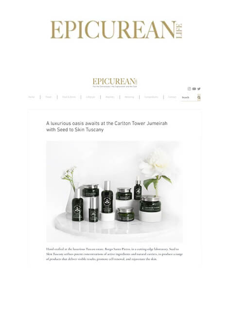 Epicurean Life | April | Seed to Skin Tuscany